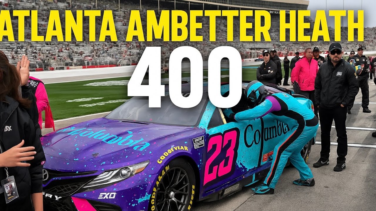 WILD FINISH AT ATLANTA MOTOR SPEEDWAY!!! 😳😱 #nascar VLOG - YouTube