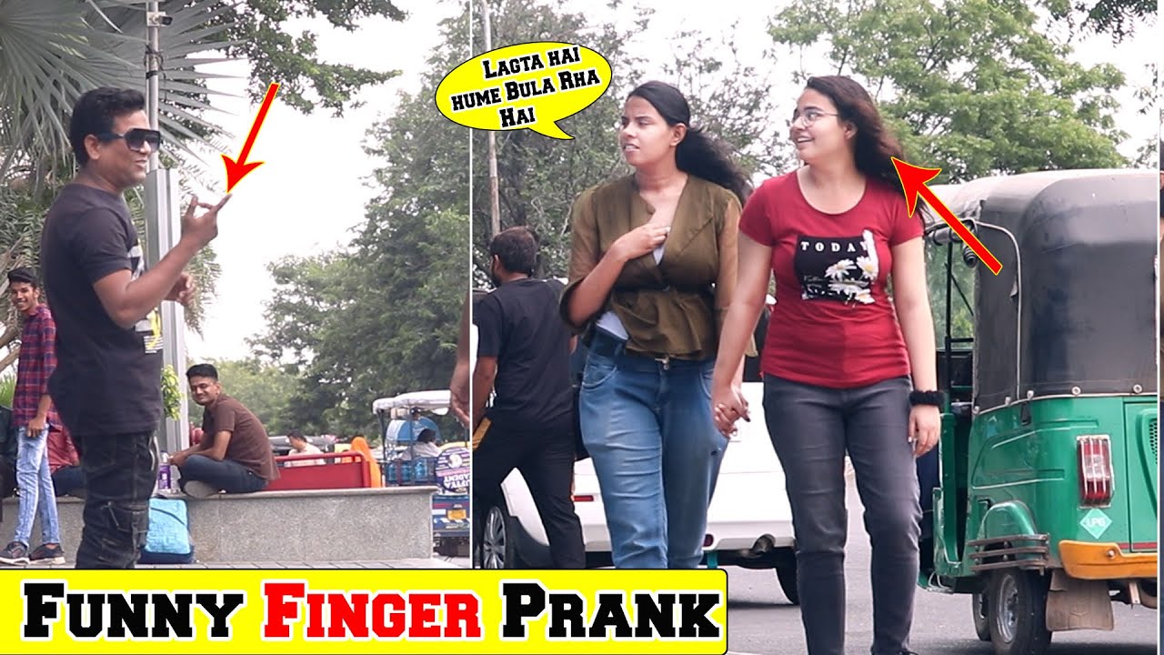 Funny Finger Showing Prank | Prank Hunt #prank2024 - YouTube