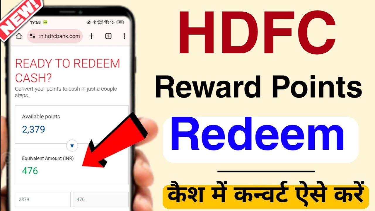 HDFC Reward Point Redeem Kaise kare | HDFC credit card reward points ...