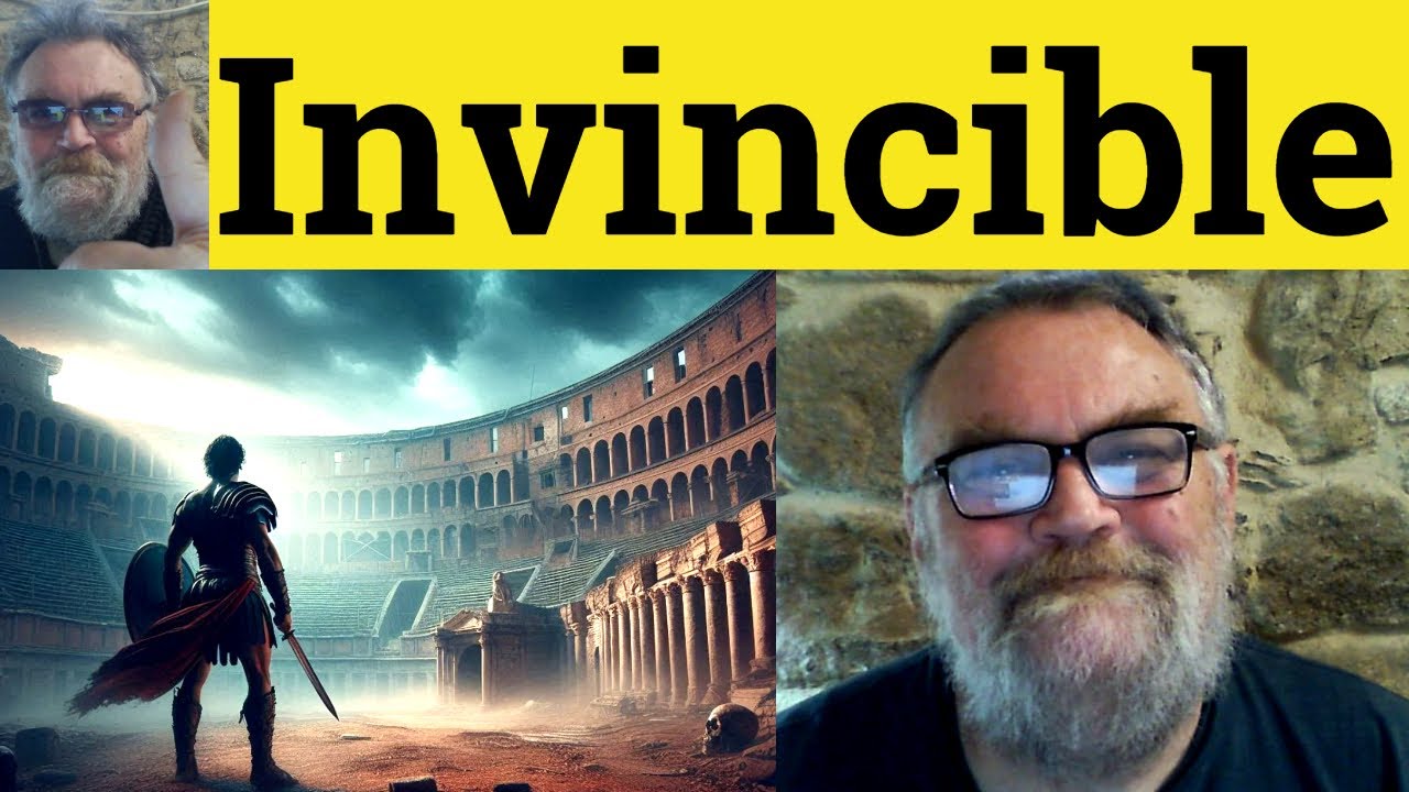 😎Invincible Meaning - Invincible Defined - Invincibility Definition ...