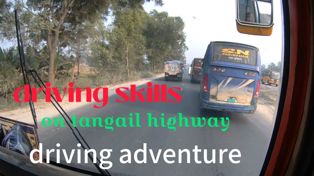 High-speed bus driving 🔥 in Bangladesh - YouTube