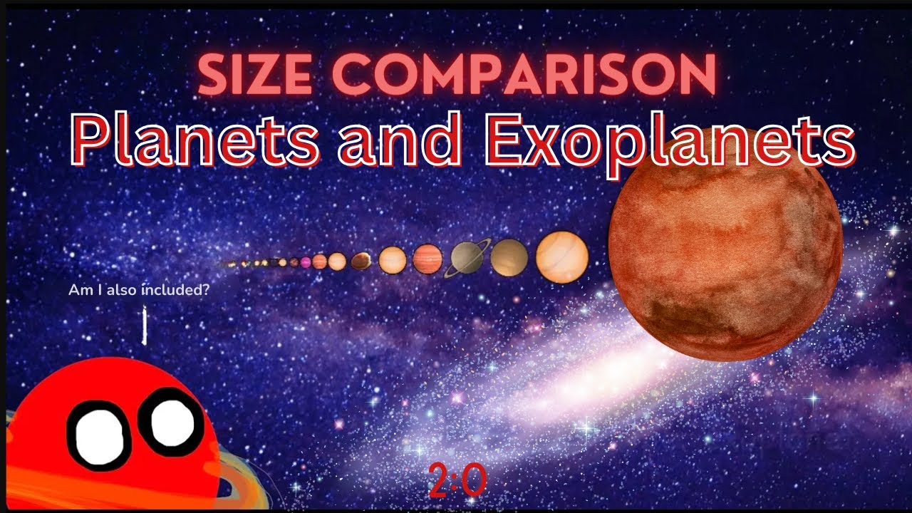 Planets and Exoplanets Universe Size Comparison🌍 🪐 🌙 #solarsystem # ...