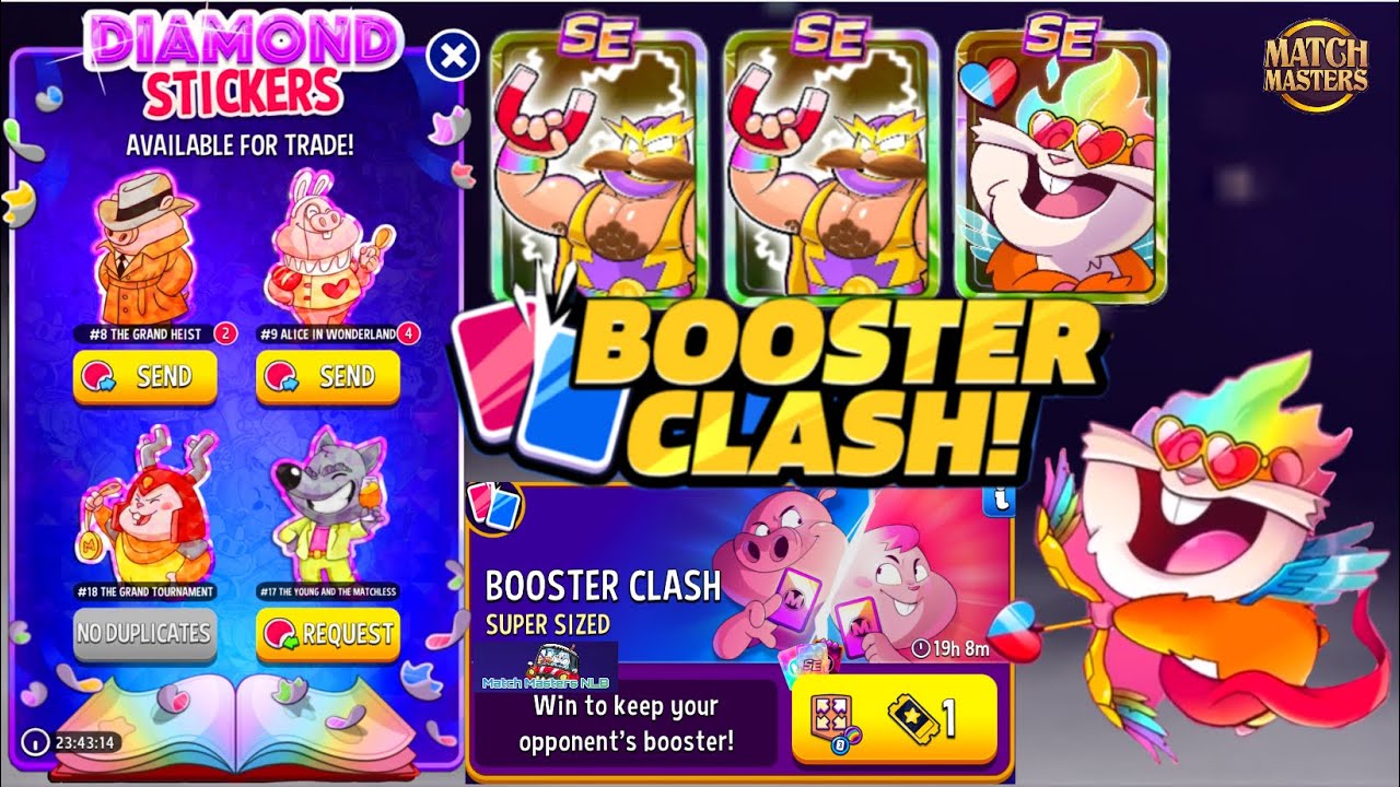 Diamond Stickers TRADE Today Booster Clash Super Sized Rainbow 🌈 SE ...