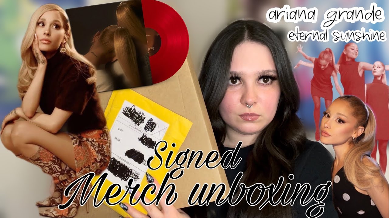 UNBOXING: Ariana Grande Eternal Sunshine SIGNED Merch - YouTube