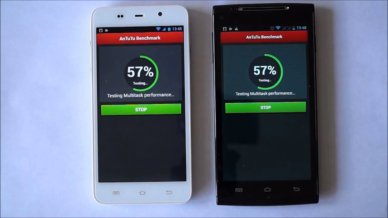 Cubot X6 vs THL W200S, Display, Antutu Benchmark - YouTube
