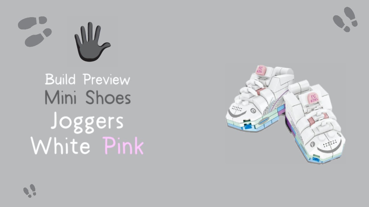 Cute Block Plants - Build Preview - Mini Shoes - Plastic Block Joggers ...