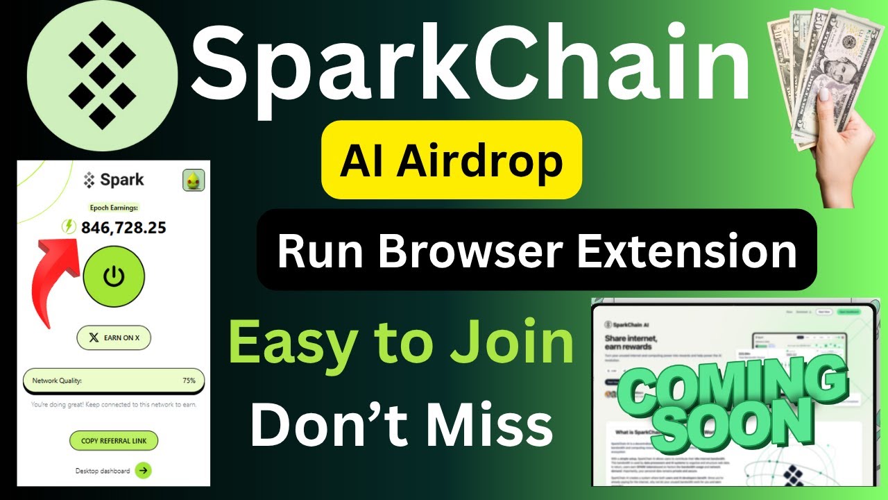 Sparkchain Ai Airdrop | Run Browser Node & Earn Points | Sparkchain New Update - YouTube
