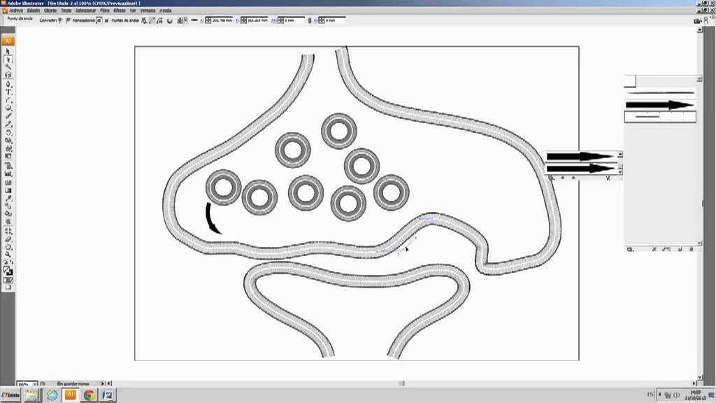 How to draw a synapse in Adobe Illustrator-deadmau5 - YouTube