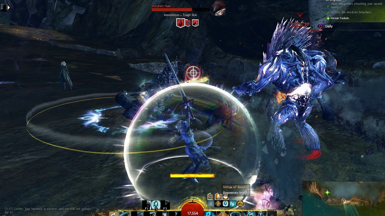 Guild Wars 2 - Guardian - Pursue Faolain - Dragon's Stand - YouTube