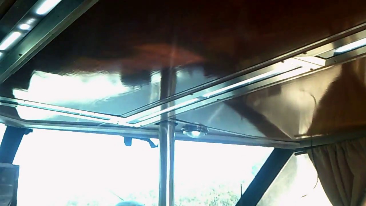 NEW CEILING IN BOAT WITH LED LIGHTS EUROPEAN BEECH REFITT - YouTube