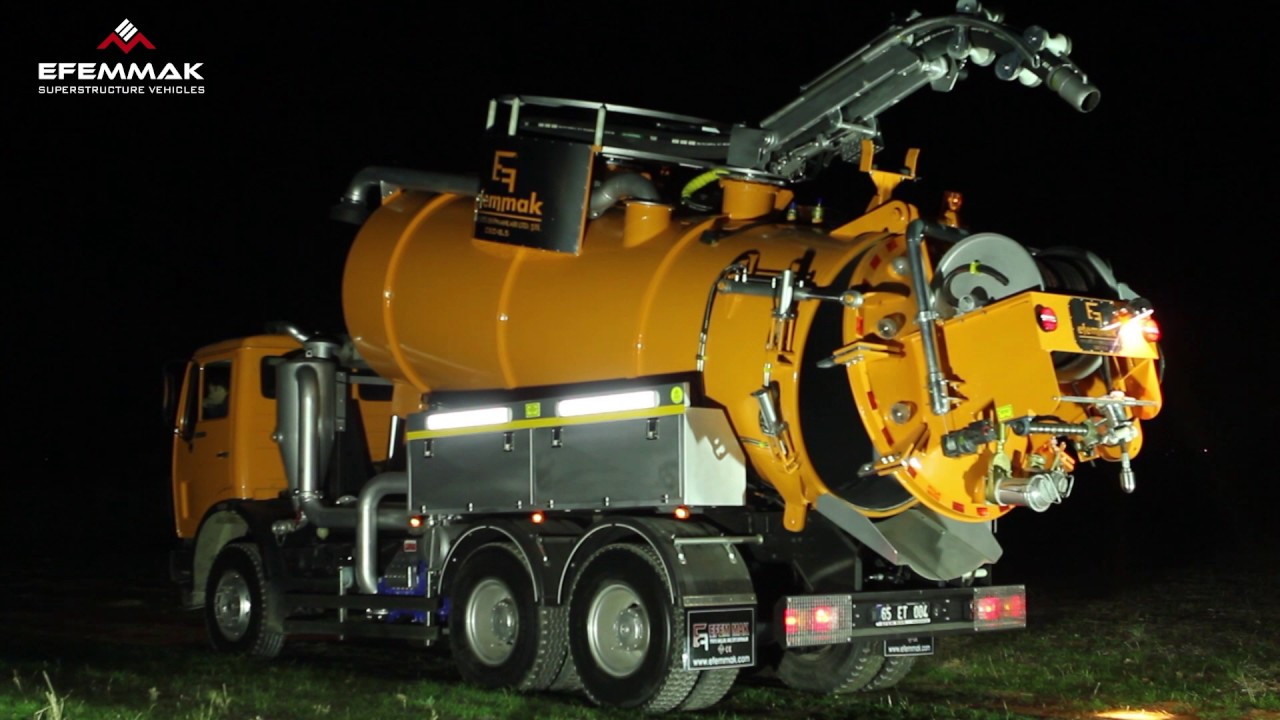 Combined Sewer Cleaning Machine - YouTube