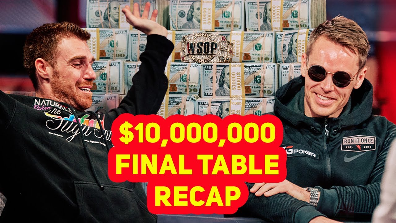 WSOP Main Event Final Table VLOG: Celebrations & Heart Break with ...