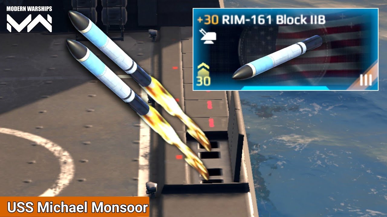 RIM-161 Block IIB Lock Air Defence Test On USS Michael Monsoor - Modern ...