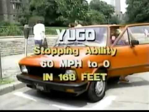 1988 Yugo America - Sales Video - YouTube