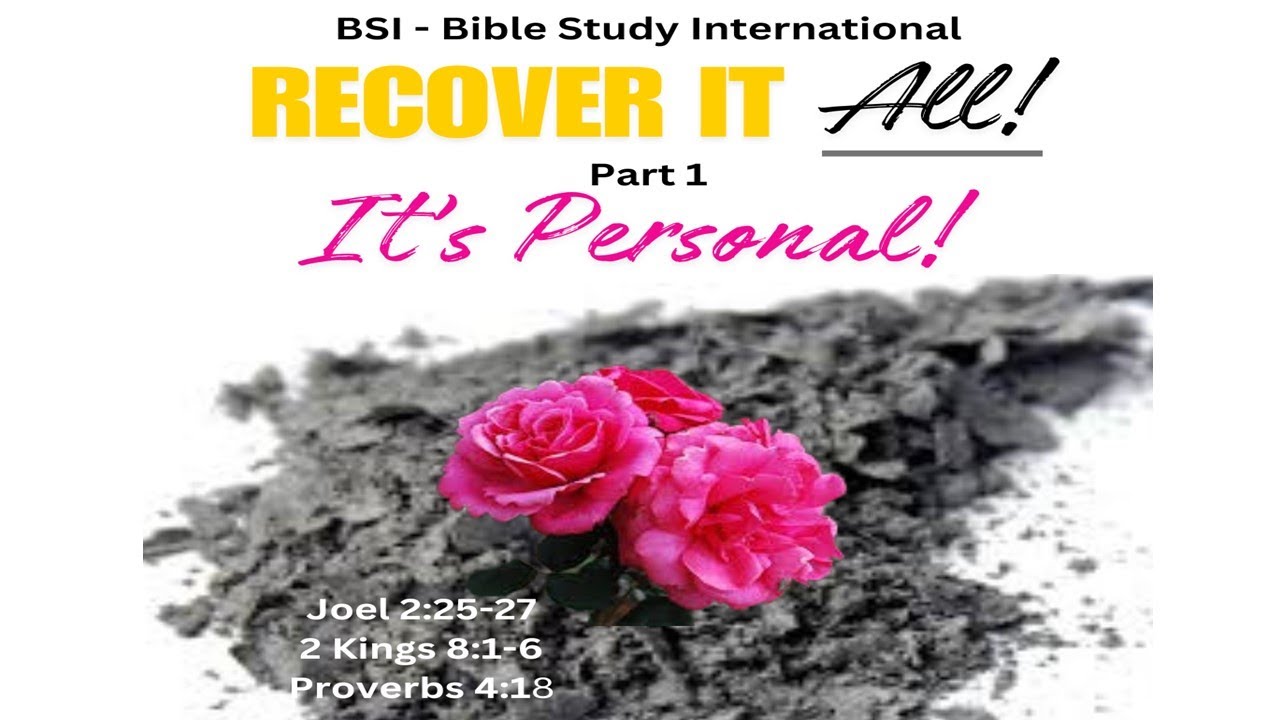 Recover It All - Part 1 - It's Personal! - YouTube