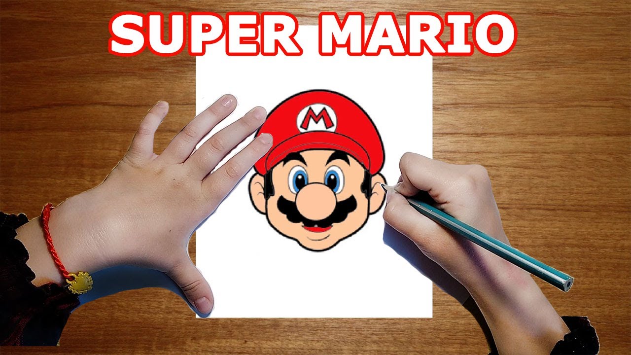 How to draw Mario | Draw Super Mario Bros step by step - YouTube