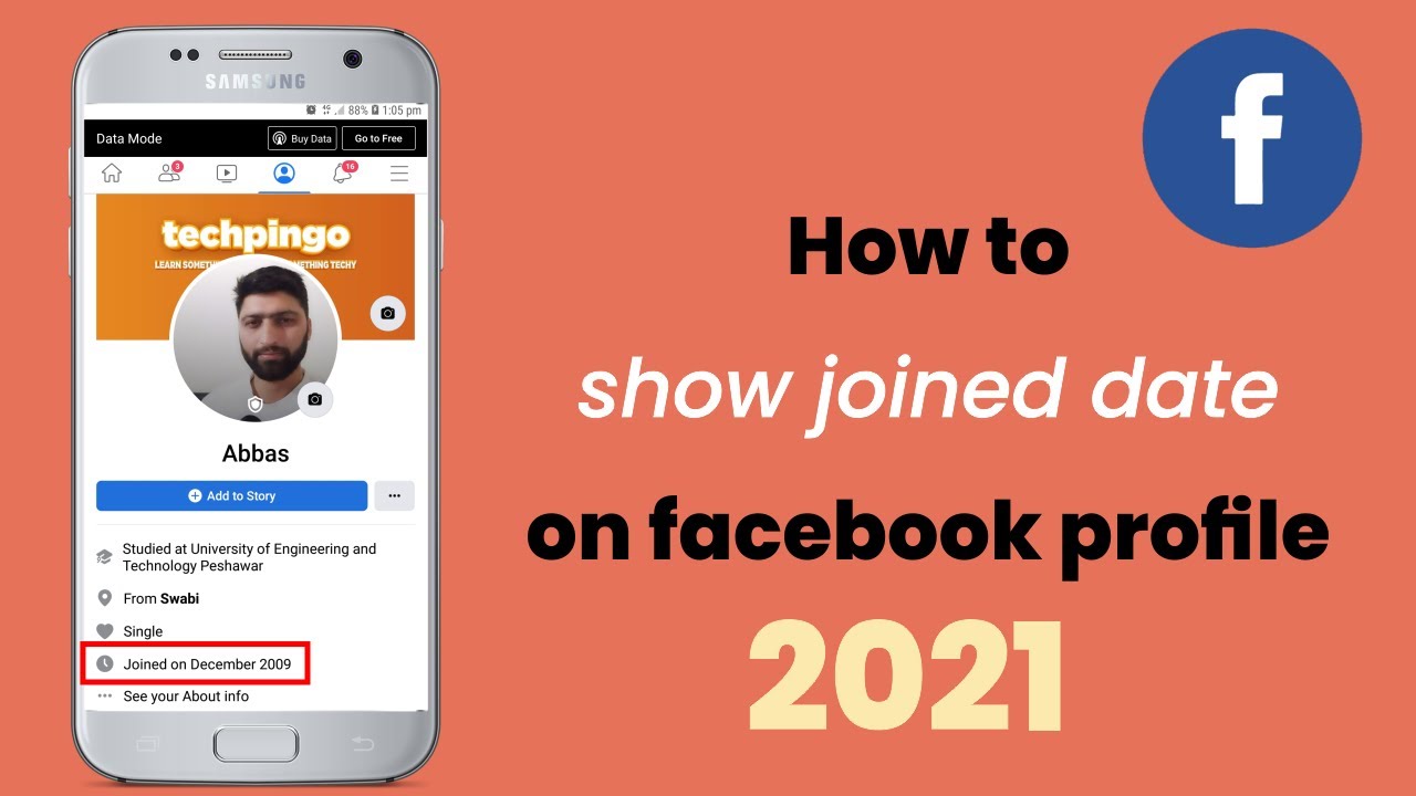 How To Show Joined Date On Facebook 2021 - YouTube