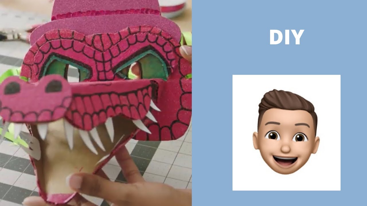 Masked Singer Season 4 make your very own Crocodile Mask DIY - YouTube