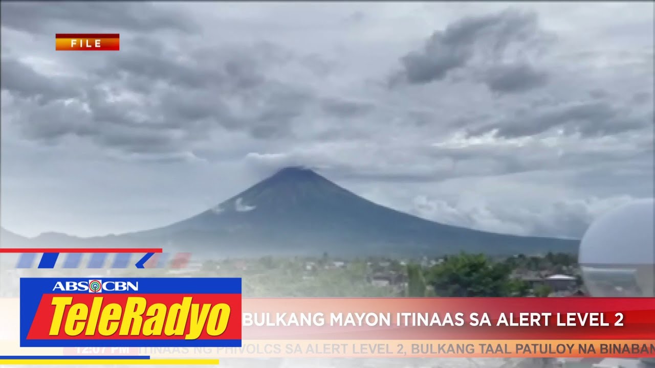 Phivolcs: Bulkang Mayon itinaas sa Alert Level 2 | Headline Pilipinas ...