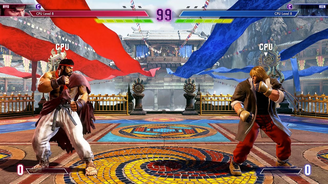 Ryu vs Ken! SF6 Superb AI Combat! - YouTube