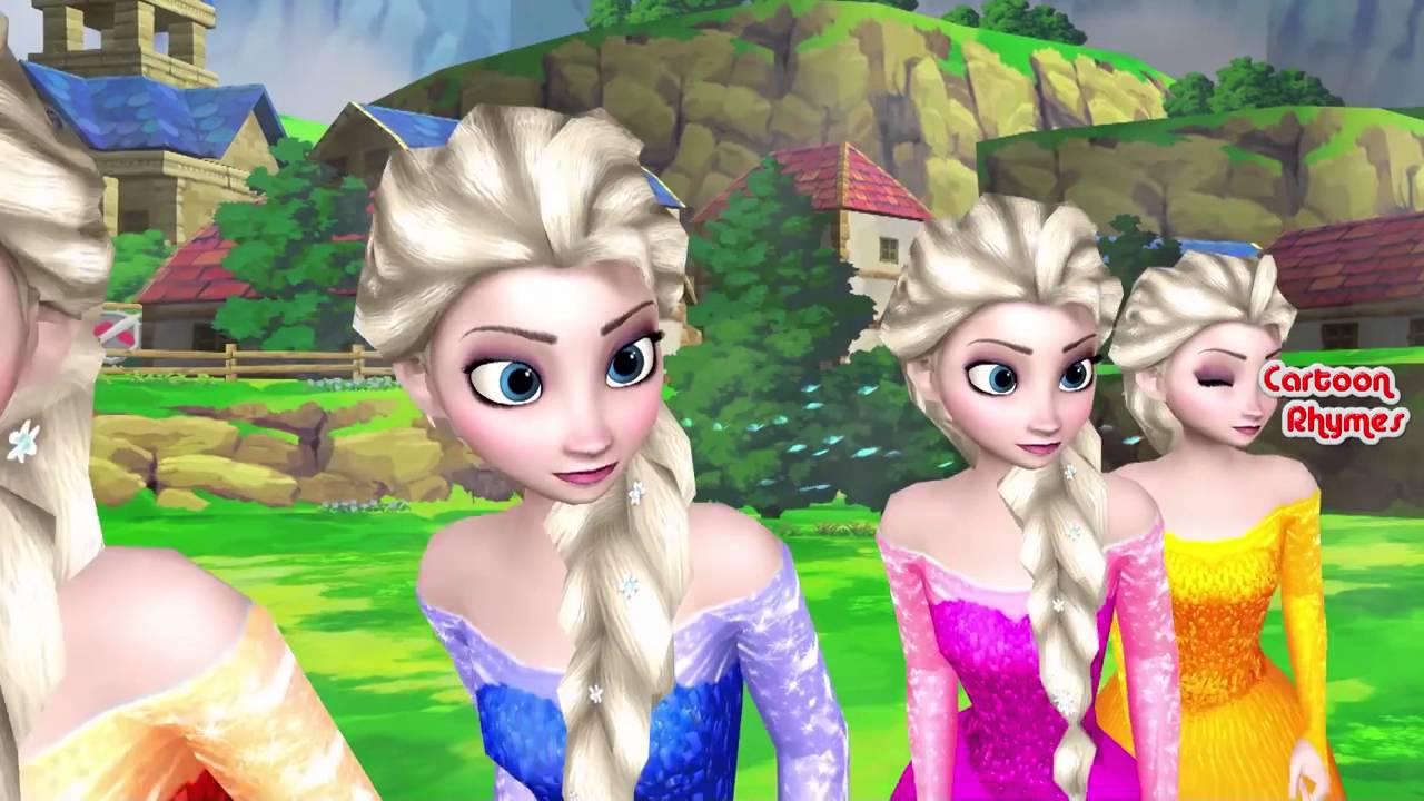 Frozen Ringa Ringa Roses Nursery Rhymes Frozen Elsa Songs Collection ...