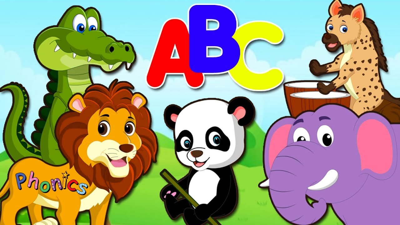 Sing Along! ABC Phonics Song Colors & Letters - YouTube Music