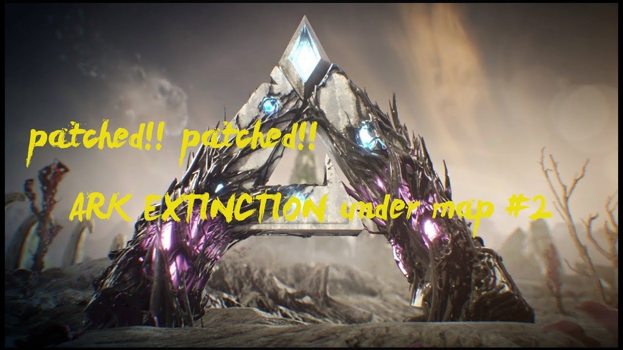 ARK EXTINCTION under map(mesh)!! #2 ARK EXTINCTION under world - YouTube