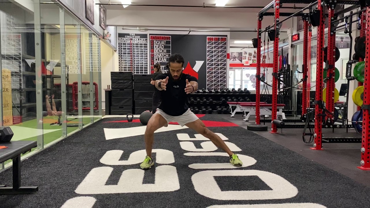 Iso Lateral Lunge - YouTube