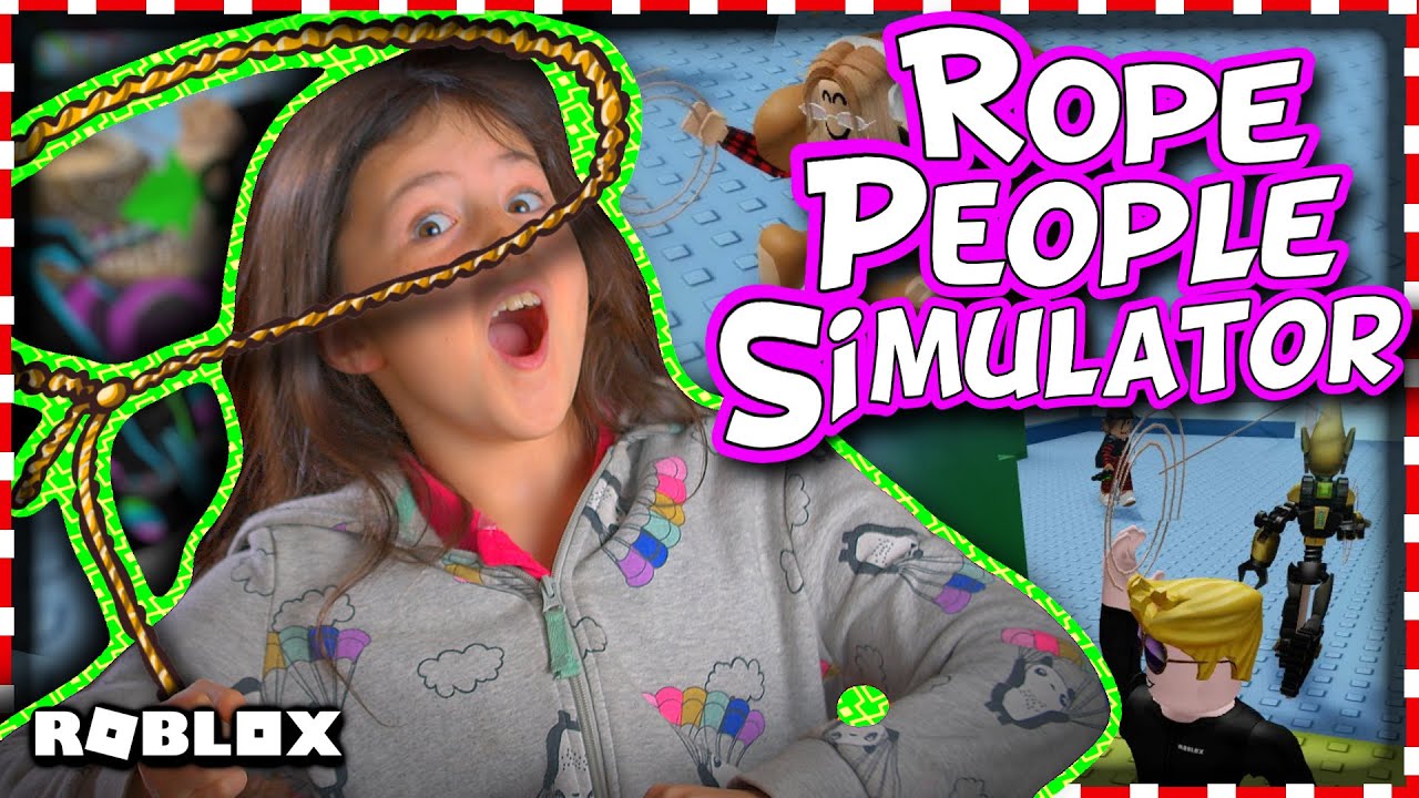 ROPING PEOPLE FOR FUN (Roblox Rope People Simulator) - YouTube
