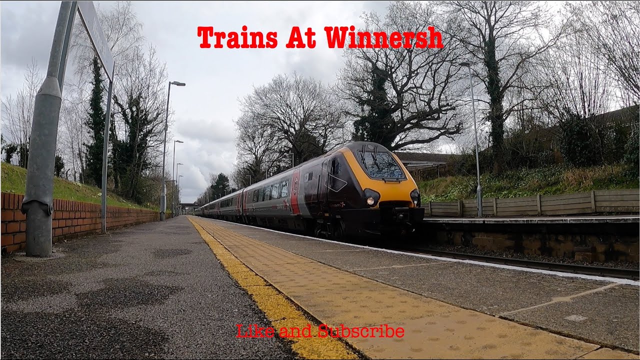 Trains At Winnersh - YouTube