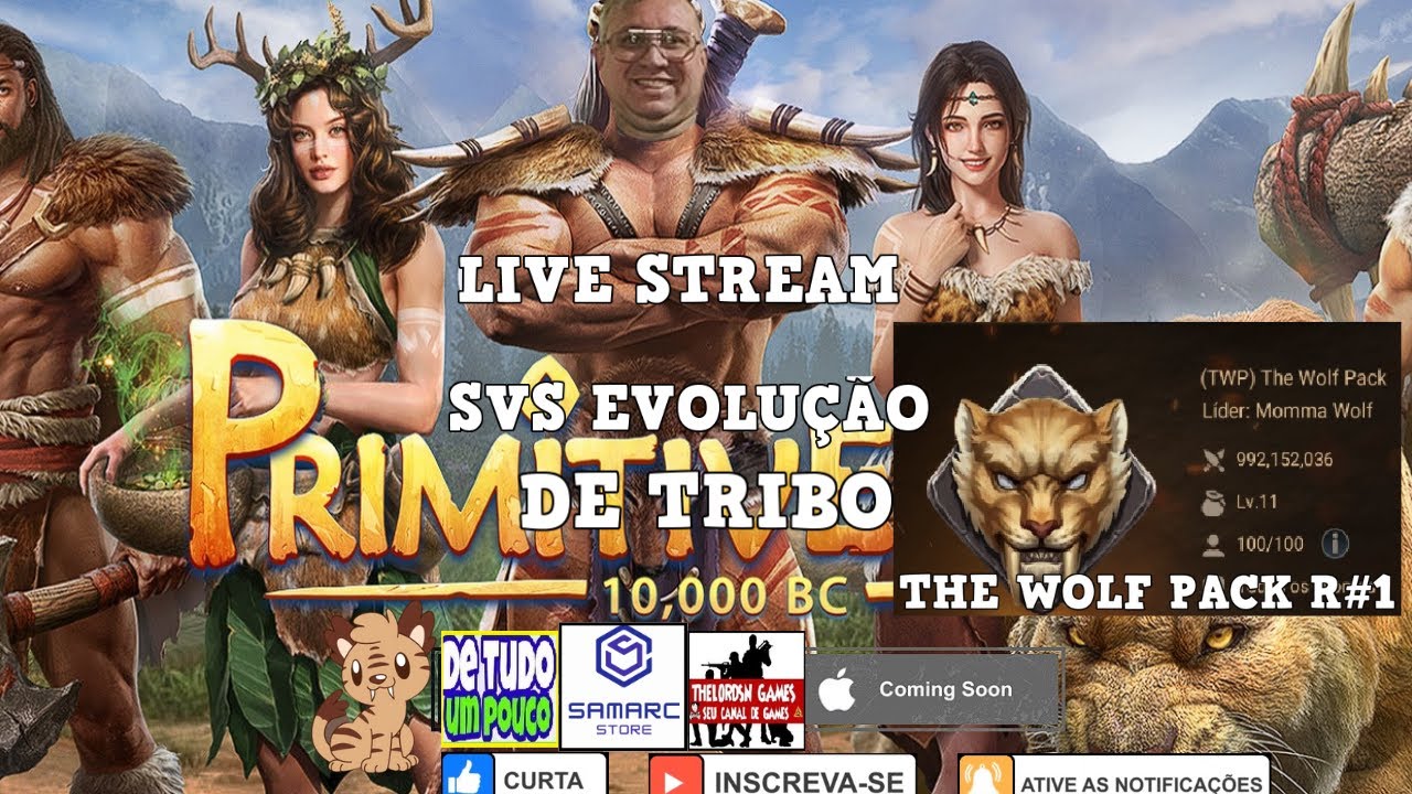 Primitive Era LIVE STREAM SVS EVOLUÇÃO DE TRIBO - YouTube