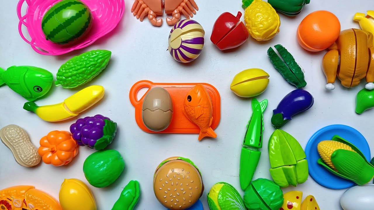 Satisfying asmr cuts fruit, Sea animals, Vegetables, There are egg ...