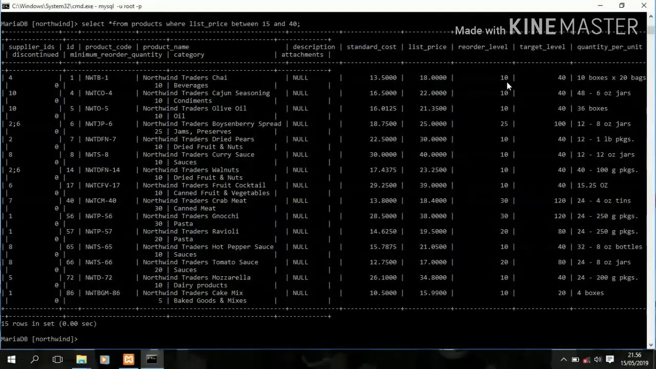 Tutorial membuat Database Northwind - YouTube