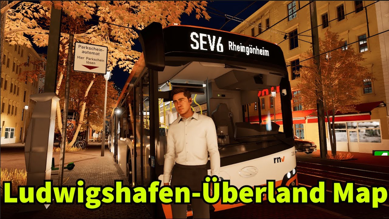 Schienenersatzverkehr Linie 6 auf der Ludwigshafen-Überland Map | The ...