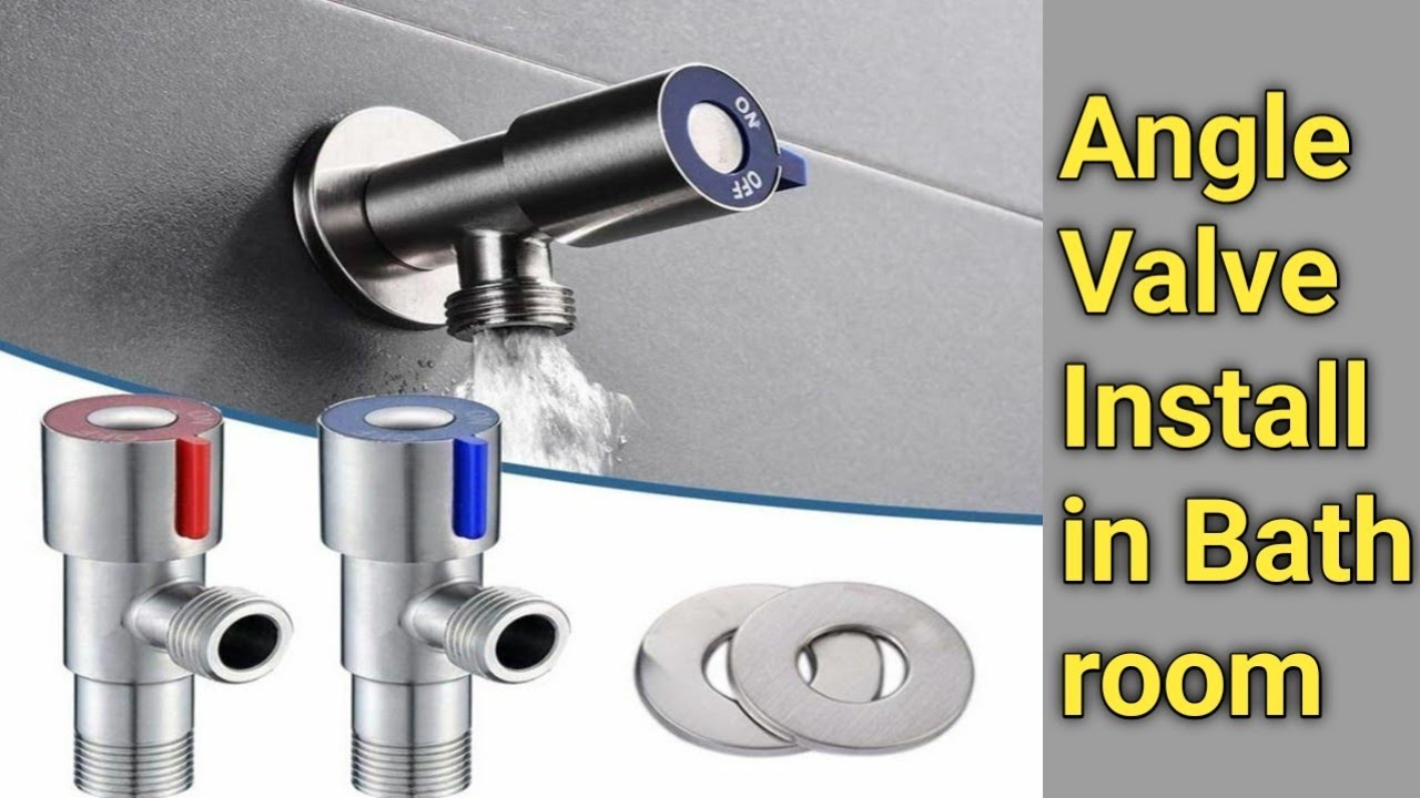How to Install an Angle Valve in Your Bathroom – Step by Step! - YouTube