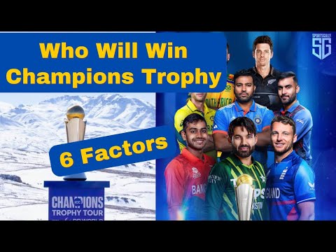 Who Can Win The Champions Trophy || Analysis On 6 Factors - YouTube