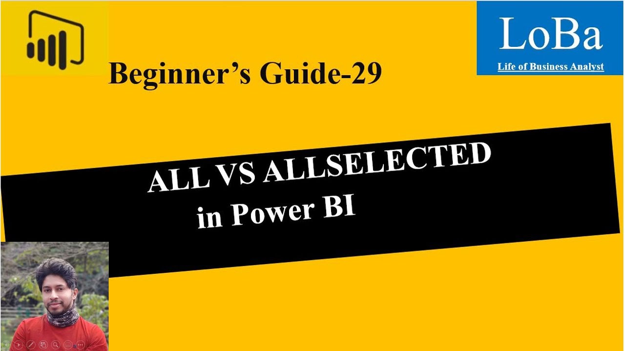 Power BI ALL vs ALLSELECTED function | All function in pbi | all ...