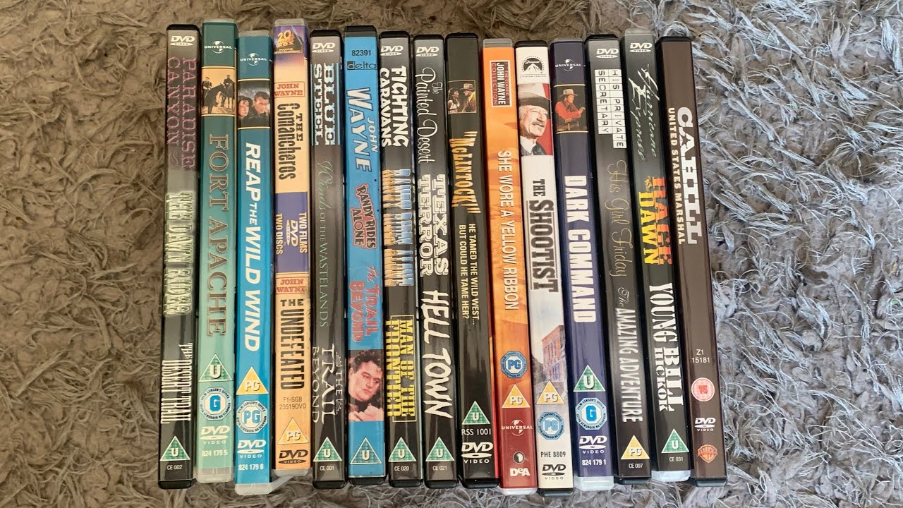 My John Wayne DVD Collection (August 2022) - YouTube