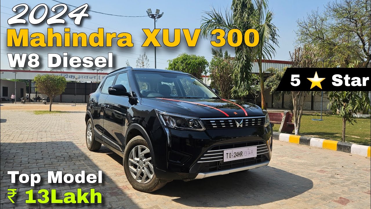 XUV300 top model 2024 | xuv300 W8 | Nexon से बेहतर 👍 | xuv300 w8 diesel ...