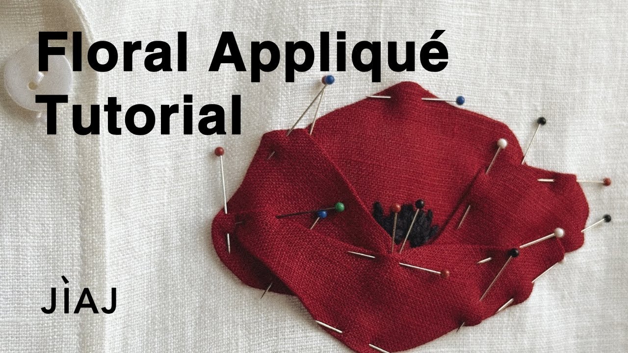 How I Make My Floral Appliqués - YouTube