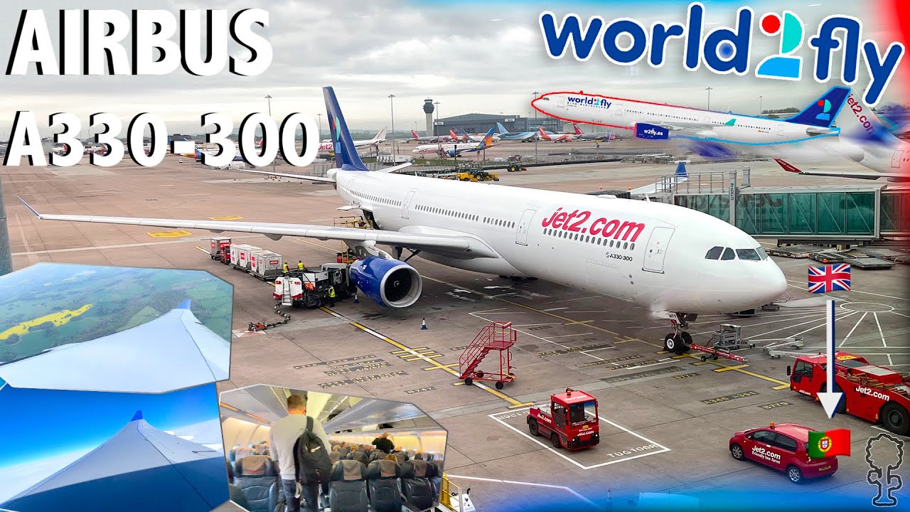 World2Fly Airbus A330-300 Flight Manchester Airport - Faro (Trip Report ...