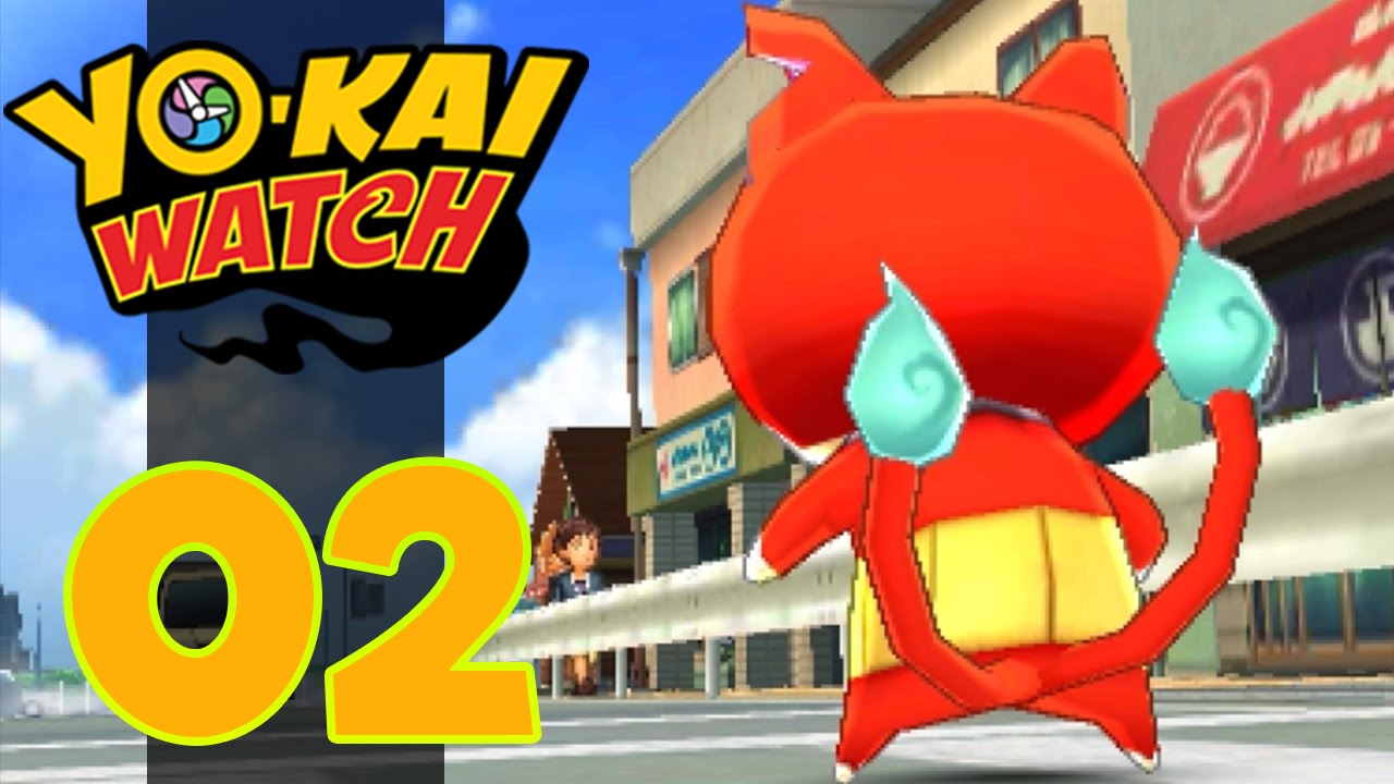 Yo-Kai Watch - Episode 2 - Jibanyan! (Yo-Kai Watch Walkthrough) - YouTube