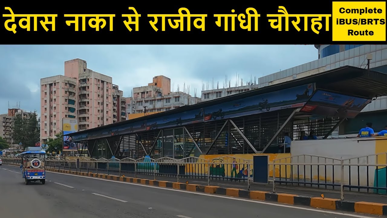 Indore BRTS | i Bus project update 2023 - YouTube