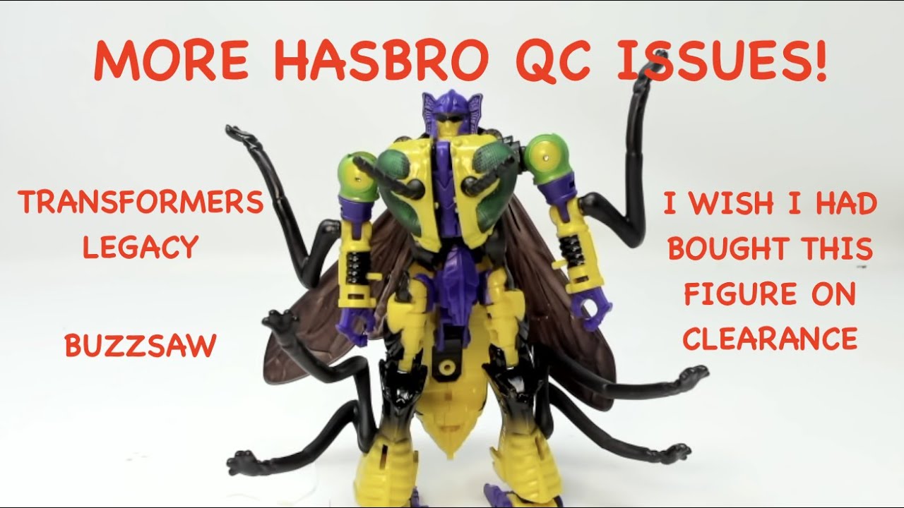 UNBOXING TRANSFORMERS LEGACY PREDACON BUZZSAW A HASBRO QUALITY CONTROL ...