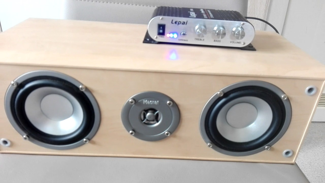 lepai lp-808 test magnat monitor center 210 - YouTube