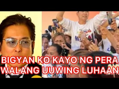LANTARAN NA BIGAYAN NG PERA SA PANGANGAMPANYA NG MGA KANDIDATO - YouTube