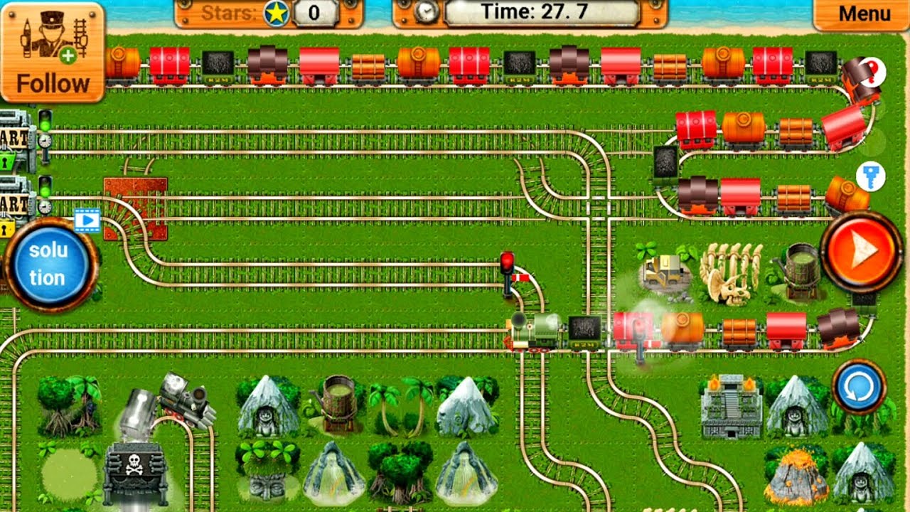 Train Line Maze - Rail Maze 2 - Android Gameplay #374 - YouTube