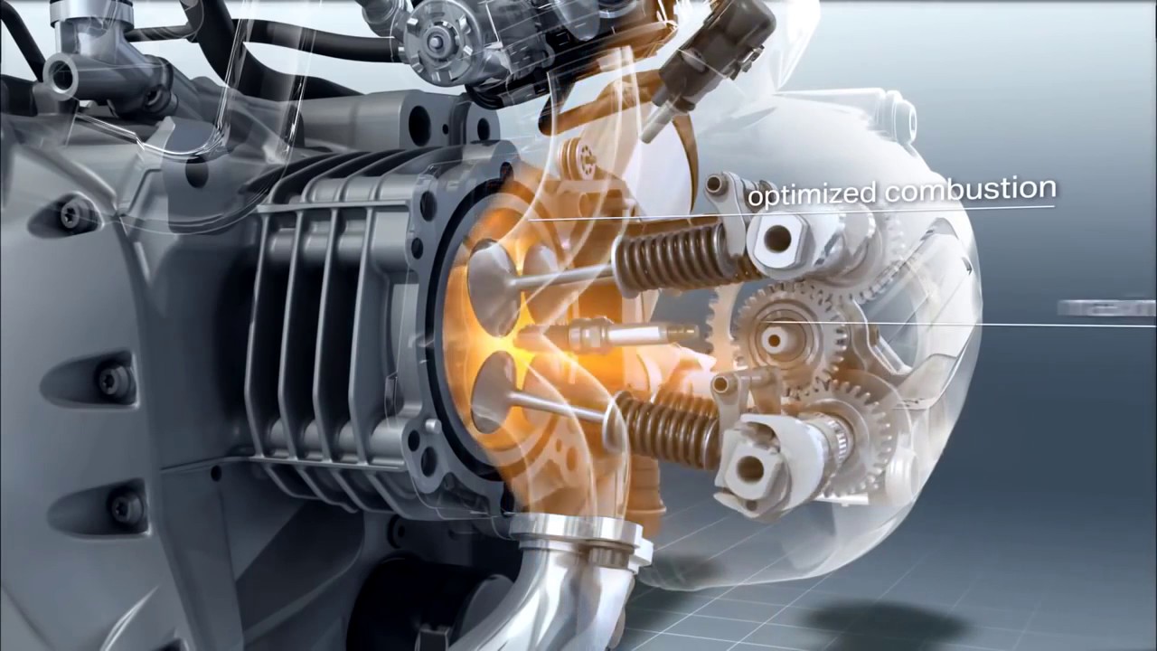 BMW R 1200 GS Engine in slow motion - YouTube