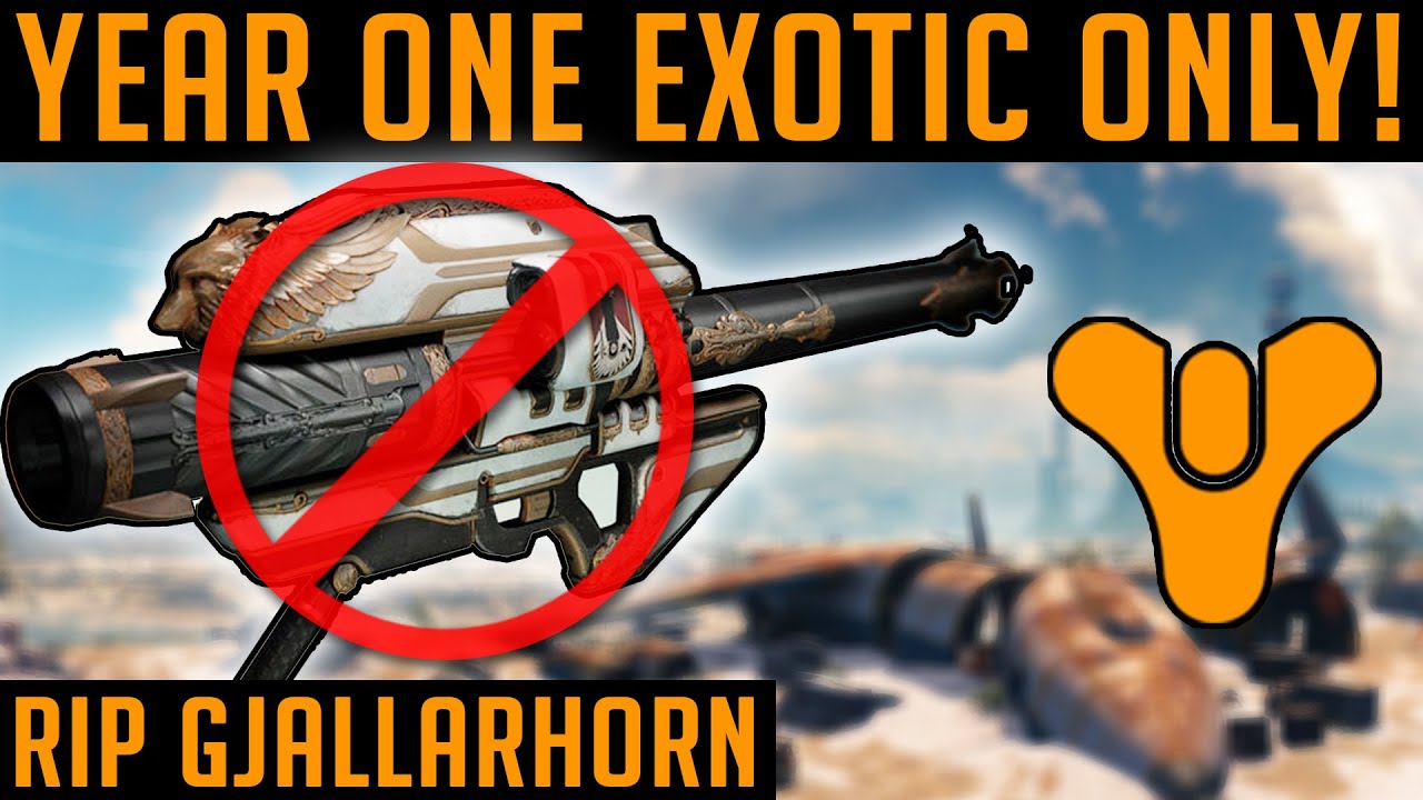 Destiny RIP Exotic Gjallarhorn | Gjallarhorn YEAR ONE EXOTIC ONLY ...