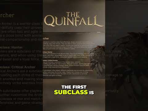 Ser Medieval: Exploring the Archer Class & Subclasses in The Quinfall ...
